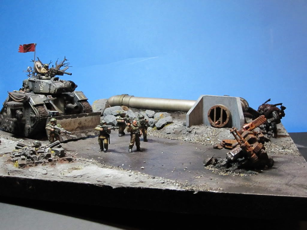 GW Citadel Leman Russ tank diorama - Diorama Chat - Britmodeller.com