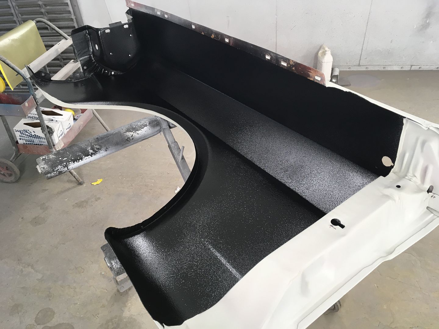 What to coat the wheel wells and underside of fenders with??? | Vintage ...