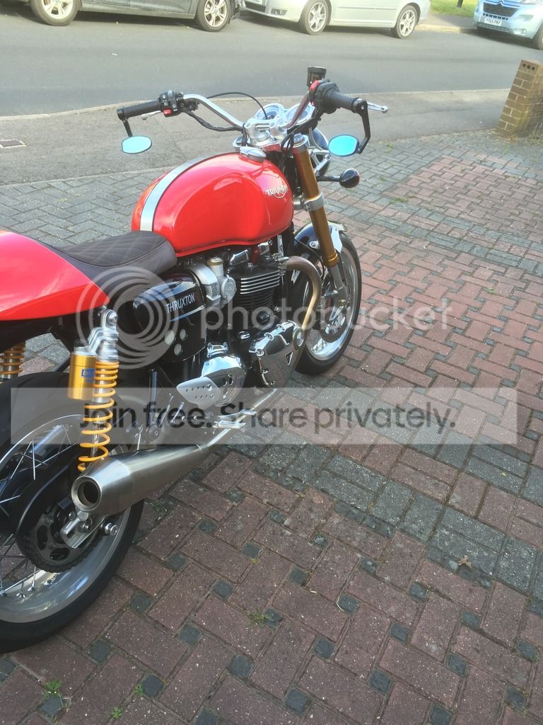 Thruxton - Riser and chrom handlebar | Page 2 | Triumph Rat Motorcycle ...